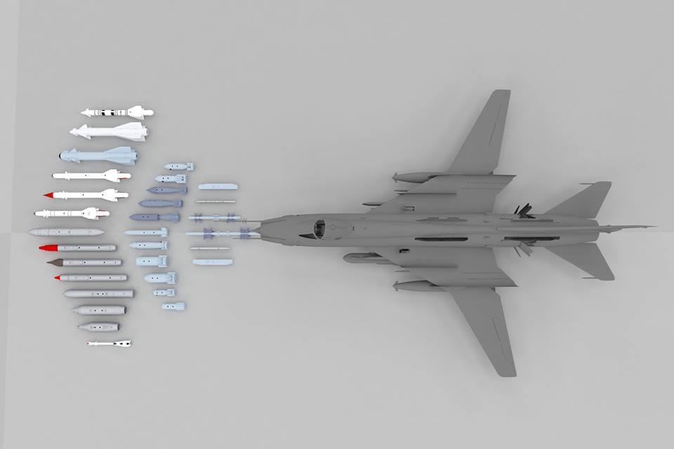Kitty Hawk Су-17 М3/М4 - боксарт, рендеры модели в 1/48 - ZIMI Model ...