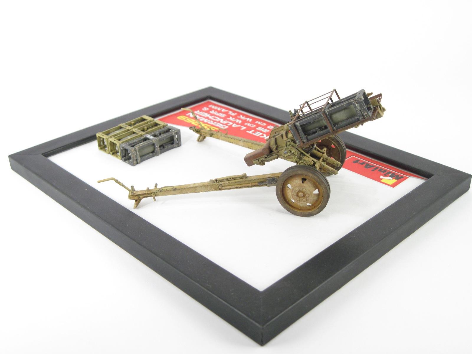 German Rocket Launcher with 28 cm WK SPR & 32 cm WK Flamm, 1/35 MiniArt ...