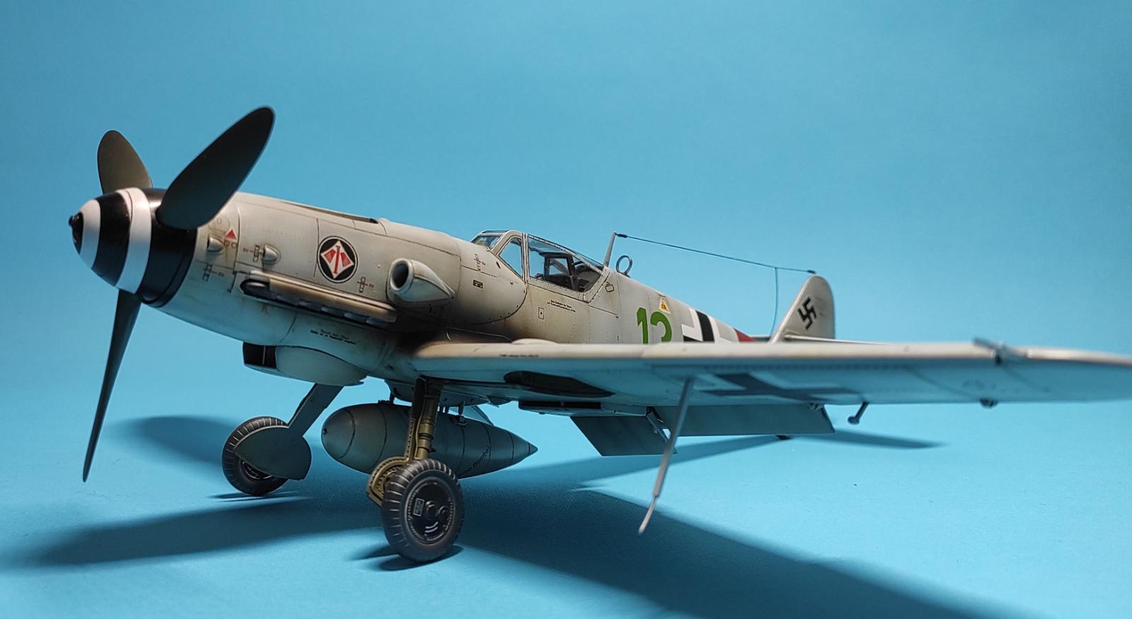 Bf-109G-6/AS, 1:32, Hasegawa. JG-1, Walter Oesau - Ready for Inspection ...