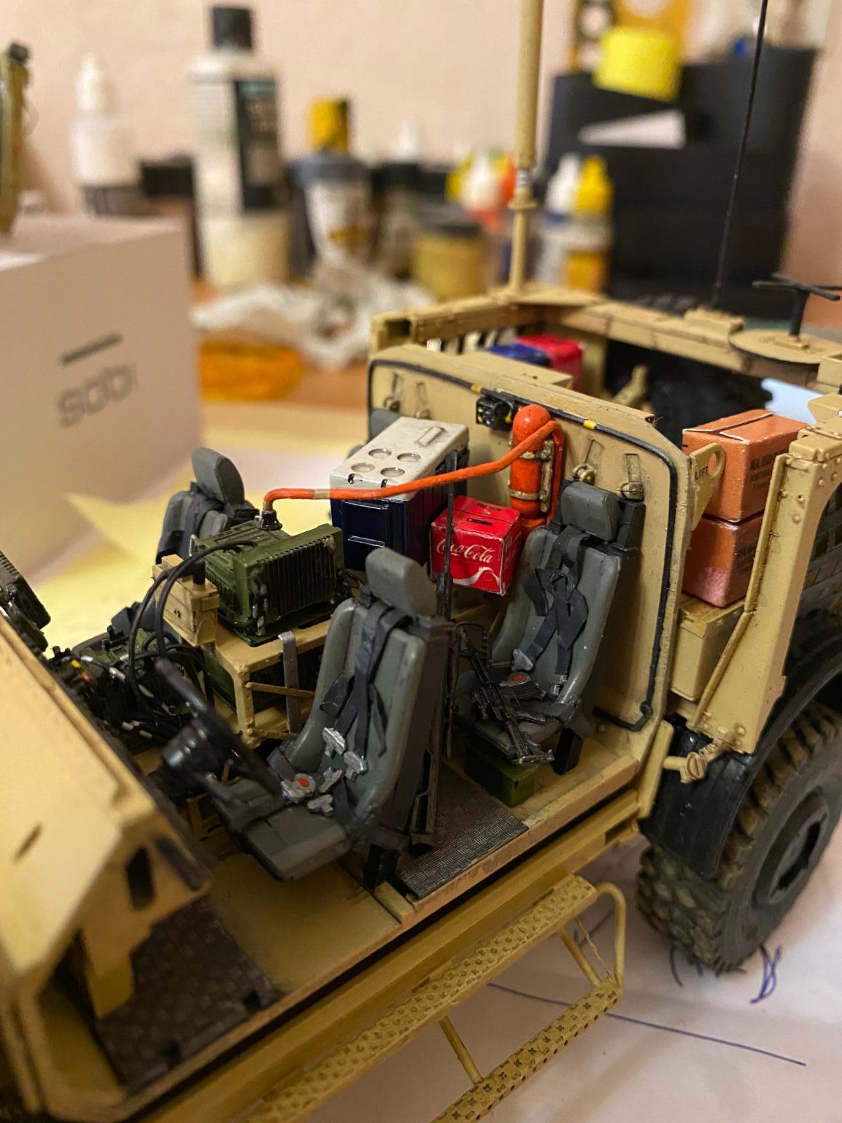 US M1240A1MRAP (MRAP) 1:35 RyeField Model Full Interior - Modern era ...